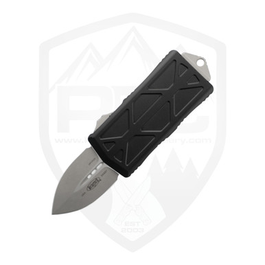 Microtech Exocet Double Edge, Black Aluminum / Apocalyptic M390 - 157-10AP