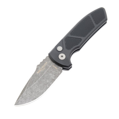 Pro-Tech SBR - Textured Black Aluminum / Acid Washed CPM-S35VN - LG415 SBR