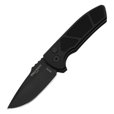 Pro-Tech SBR - Knurled Black Aluminum / DLC CPM-S35VN - LG407