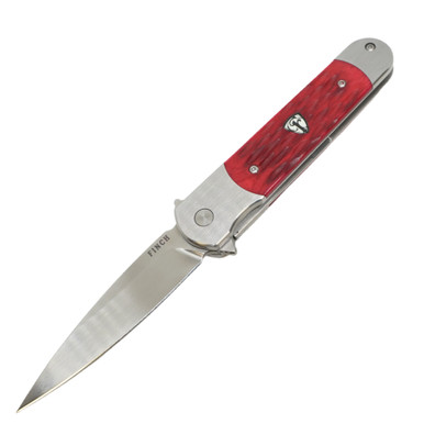 Finch Road Runner, "Venom" Red Jigged Bone - RR355
