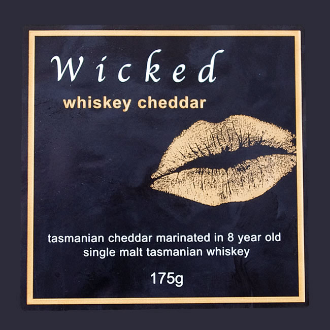 Whiskey Cheddar | Wicked Cheese | Tasmania | gourmet cheeses