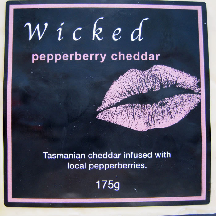 Pepperberry Cheddar | Wicked Cheese | Tasmania | gourmet cheeses