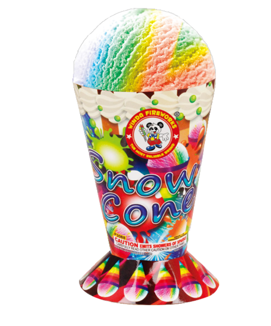 SNOW CONE 1/1 - RKM Fireworks Co.