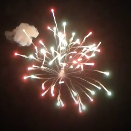 5" COLOR COMET BREAK (SWIMMING STARS) W/TAIL - RKM Fireworks Co.