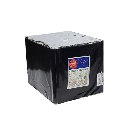30 SHOT SILVER SCRAMBLING COMETS - RKM Fireworks Co.