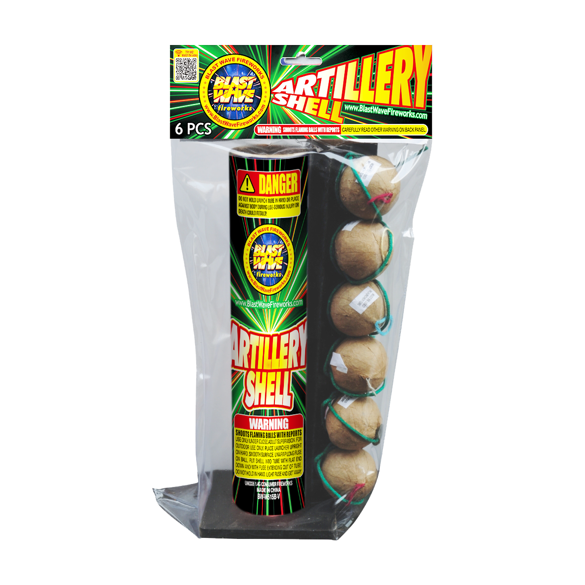 POLY PACK - ARTILLERY SHELL 6/1 - RKM Fireworks Co.