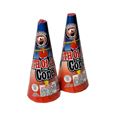 8 INCH 4TH OF JULY CONE 2/1 - RKM Fireworks Co.