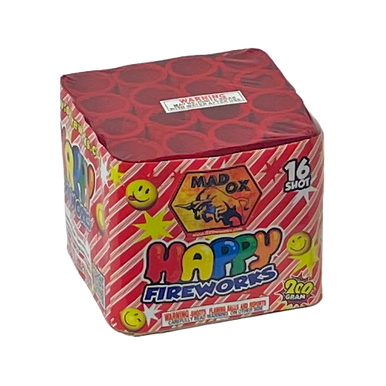 HAPPY FIREWORKS 16 SHOT 1/1 - RKM Fireworks Co.