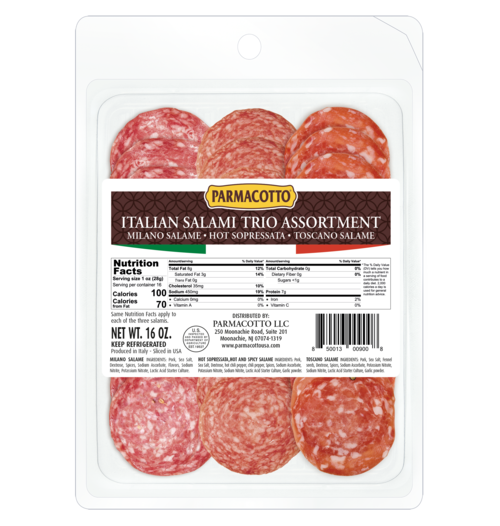 Salami Trio Pre-Sliced - Chef's Choice Specialty Foods