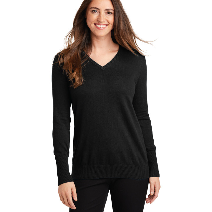 Women's Port Authority® V-Neck Sweater