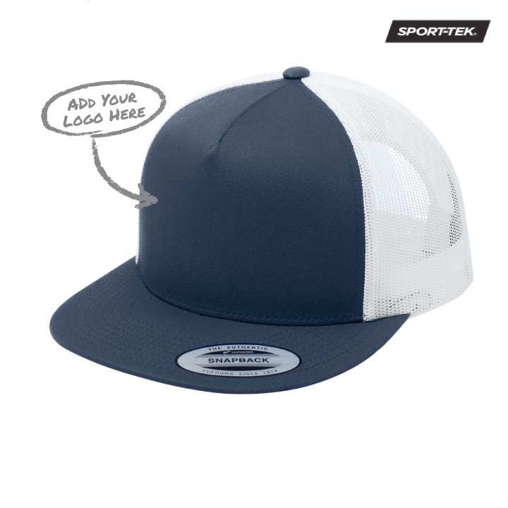 Sport-Tek® YP Classics® 5-Panel Classic Trucker Mesh Back Cap
