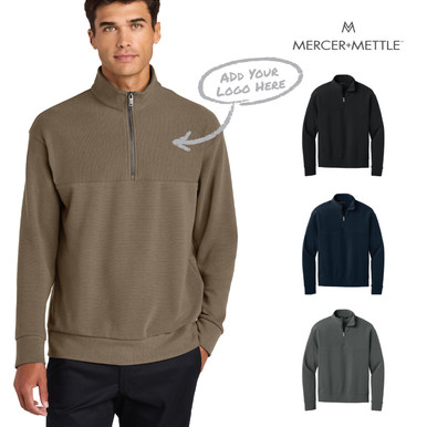 Mercer+Mettle® Linear Texture 1/4-Zip