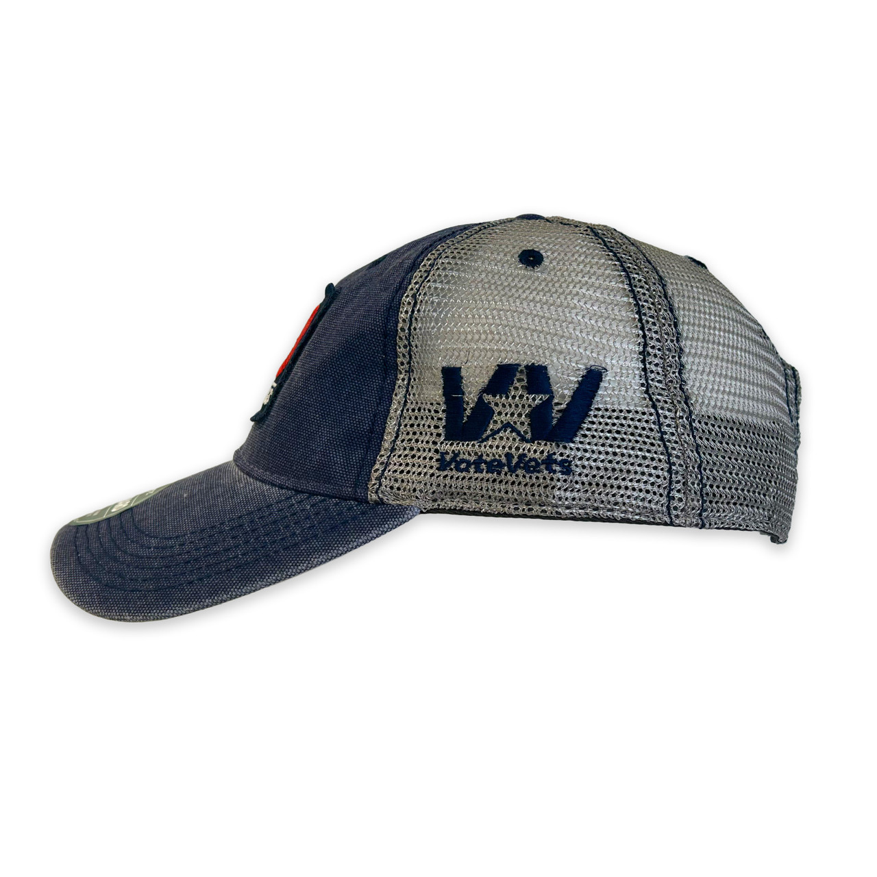 250 Still No Kings (Navy Trucker Cap) - VoteVets PX