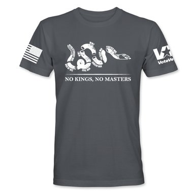 Join Or Die Snake (Unisex Asphalt Tee) - VoteVets PX