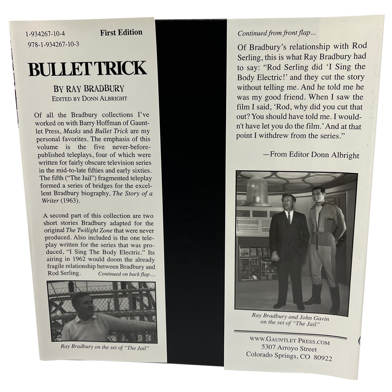 Ray Bradbury "Bullet Trick" Deluxe Traycased Signed Lettered First ...