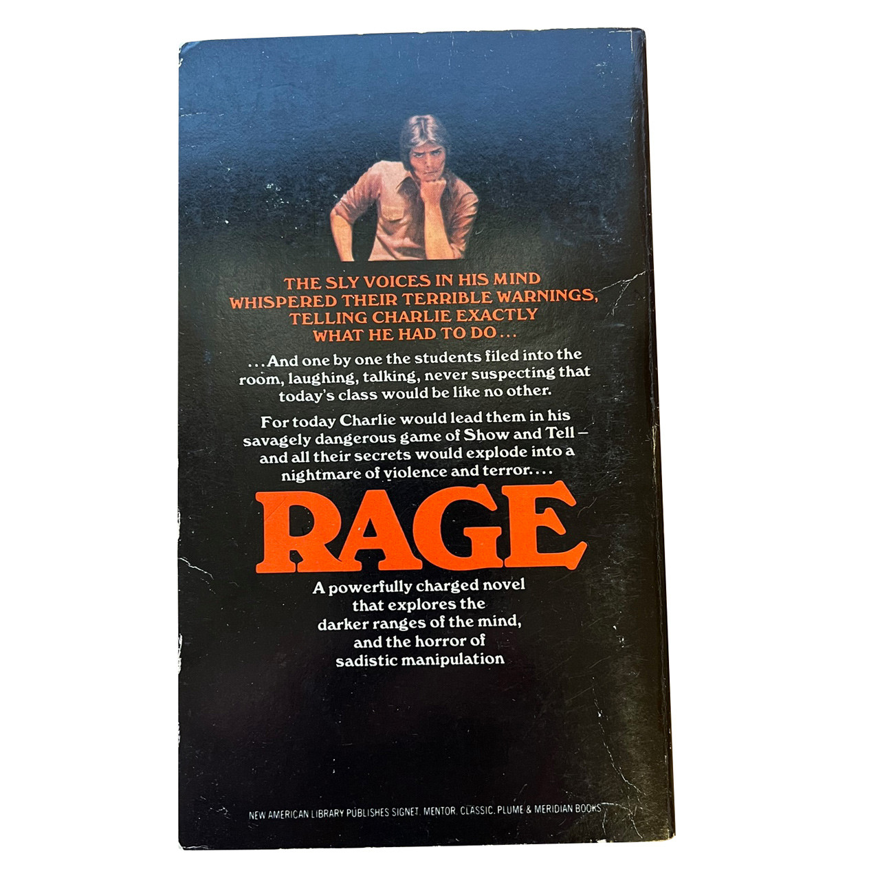 Stephen King "Rage" First Edition, First Printing (writing at Richard Bachman) Softcover