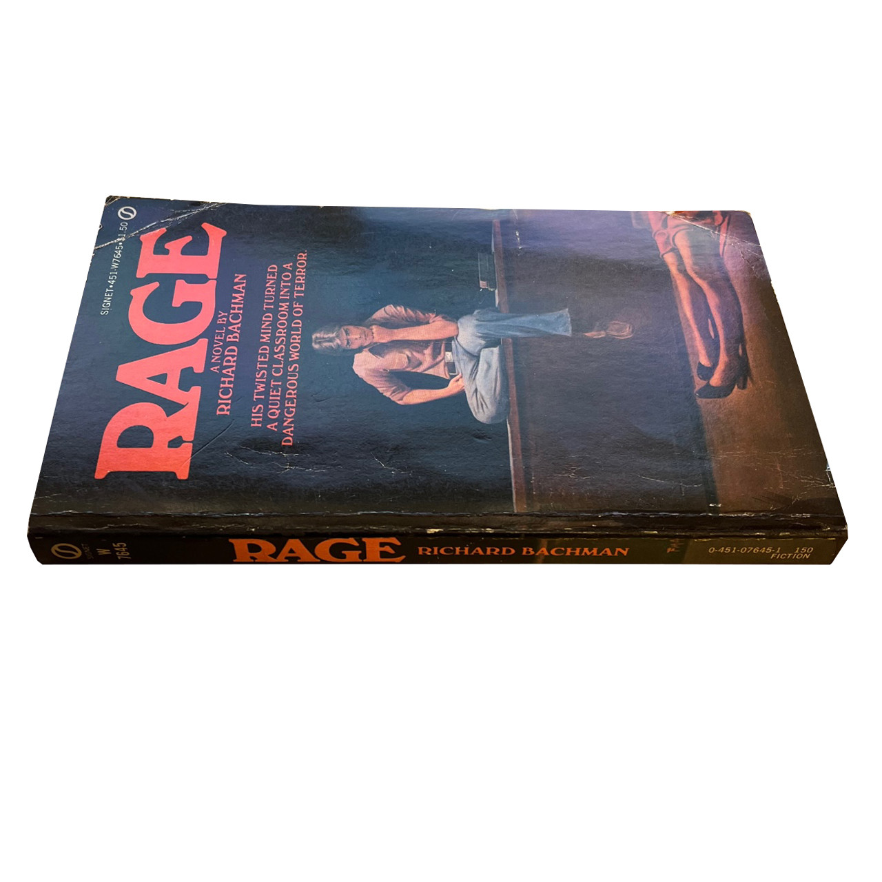 Stephen King "Rage" First Edition, First Printing (writing at Richard ...