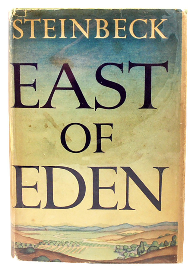 John Steinbeck "East of Eden" First Edition, First Printing w/Traycase
