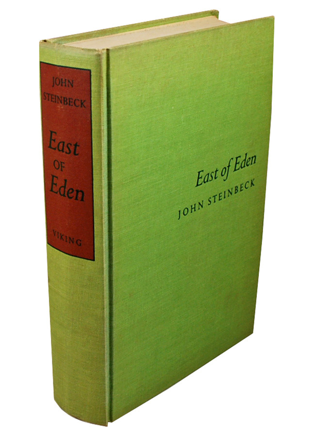 John Steinbeck "East of Eden" First Edition, First Printing w/Traycase