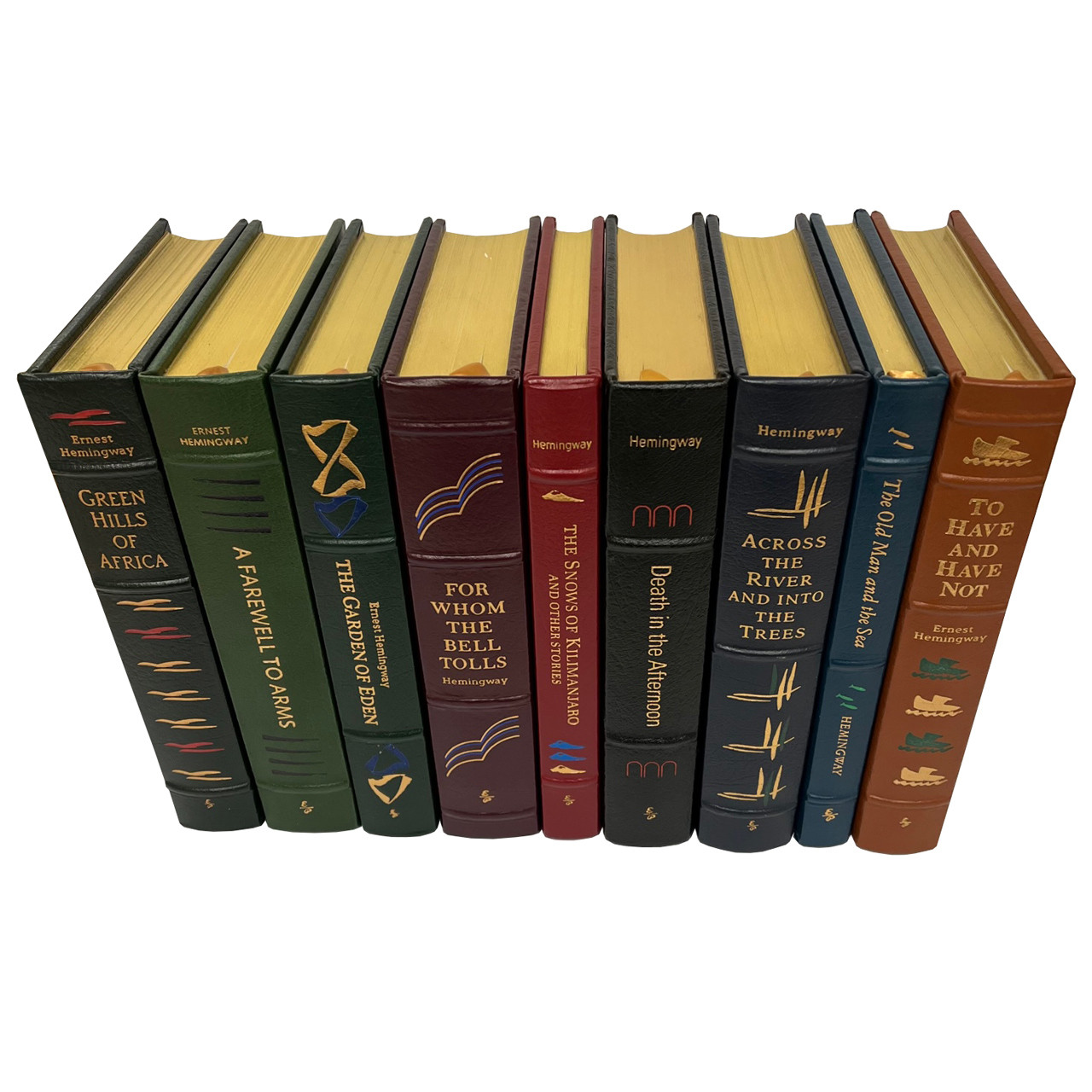 Easton Press "The Complete Works of Ernest Hemingway" Limited Edition ...