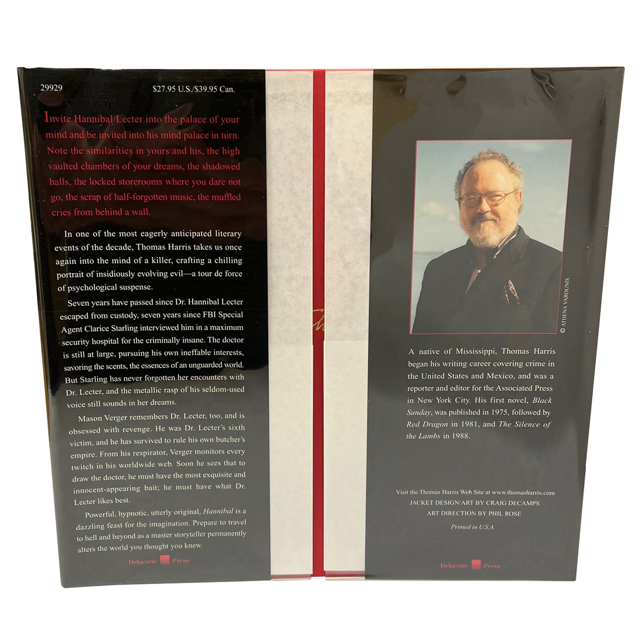 Thomas Harris "Hannibal" Signed First Edition, First Printing w/COA ...