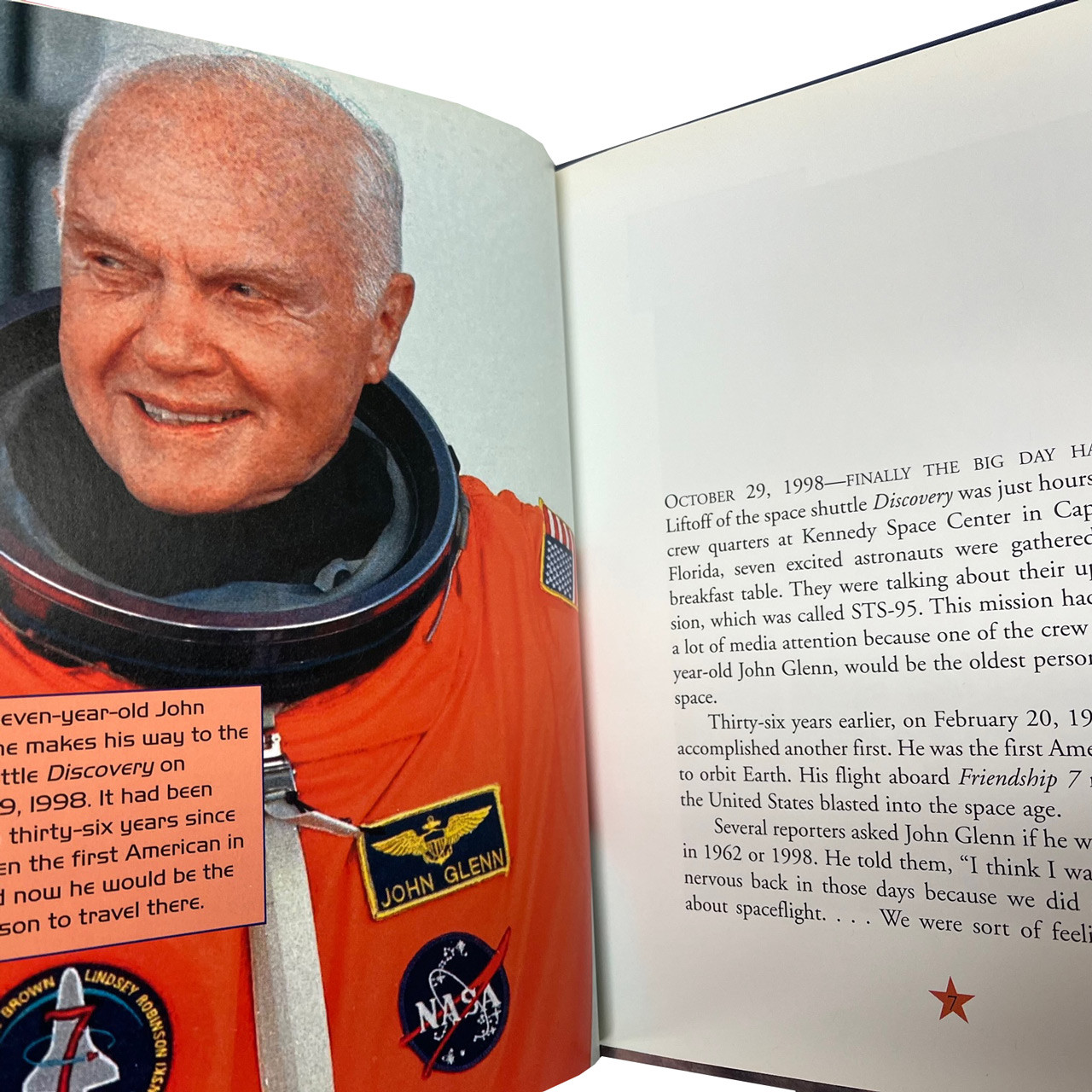 Carmen Bredeson "John Glenn: Space Pioneer" Signed First Edition, First ...