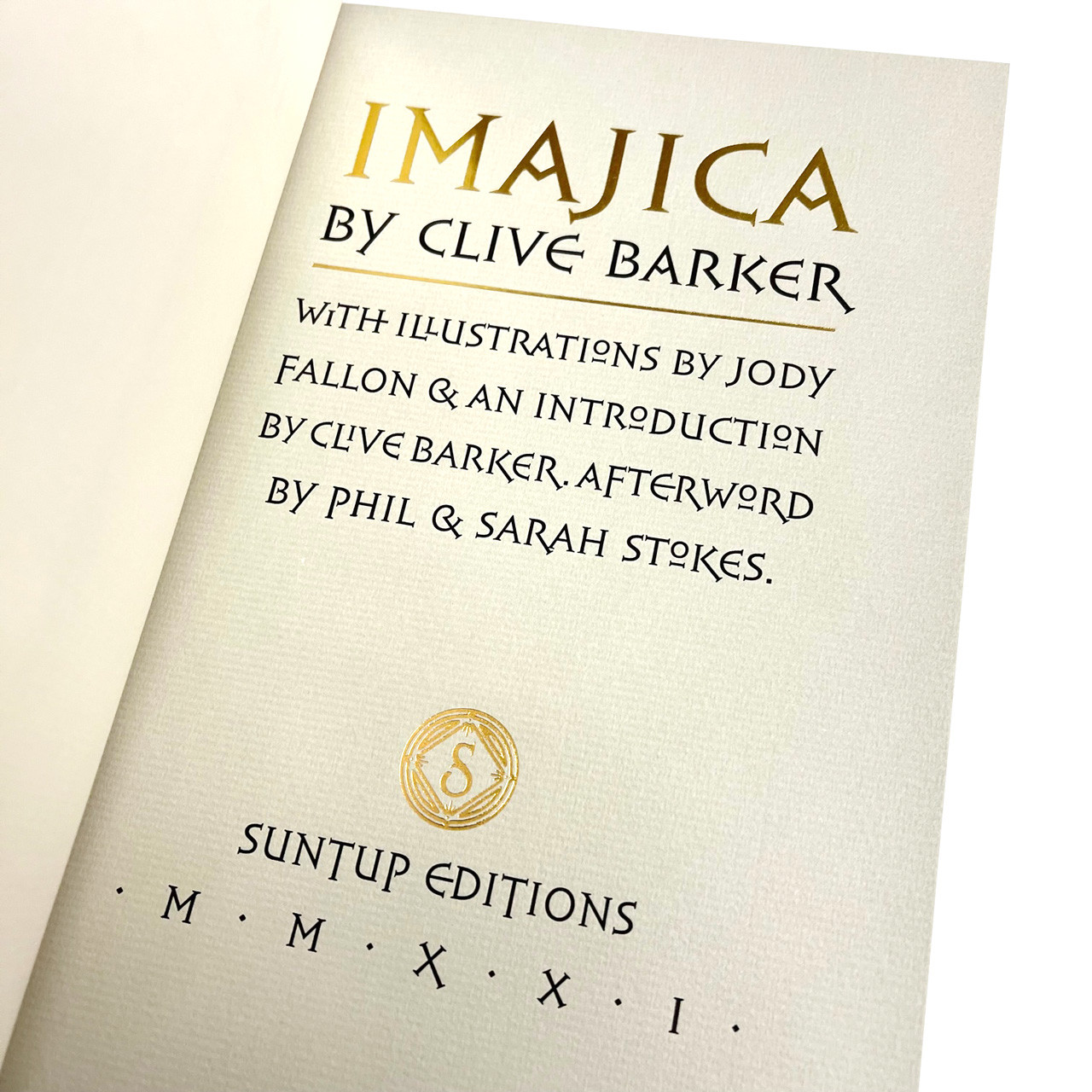Clive Barker "IMAJICA" Signed Limited Numbered Edition of 350 Slipcased, Leather Bound