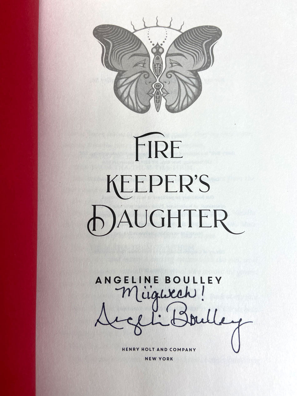 Angeline Boulley "Firekeeper's Daughter" Signed First Edition, First ...