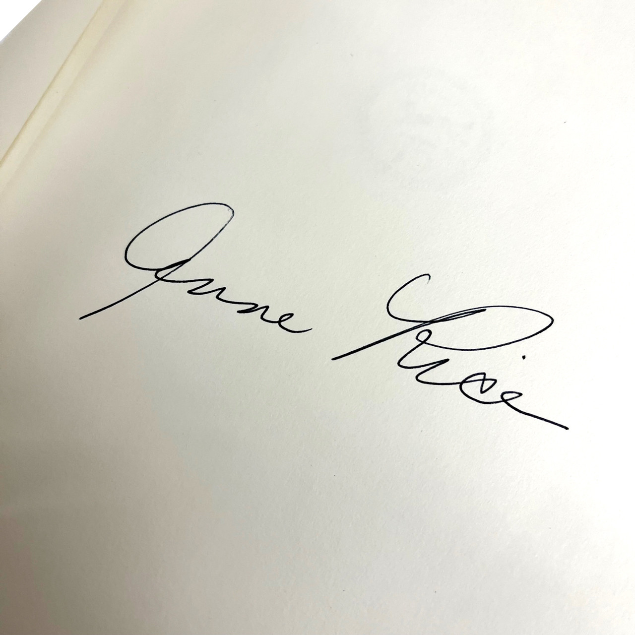 Anne Rice "The Witching Hour" Signed First Edition, First Printing w/COA