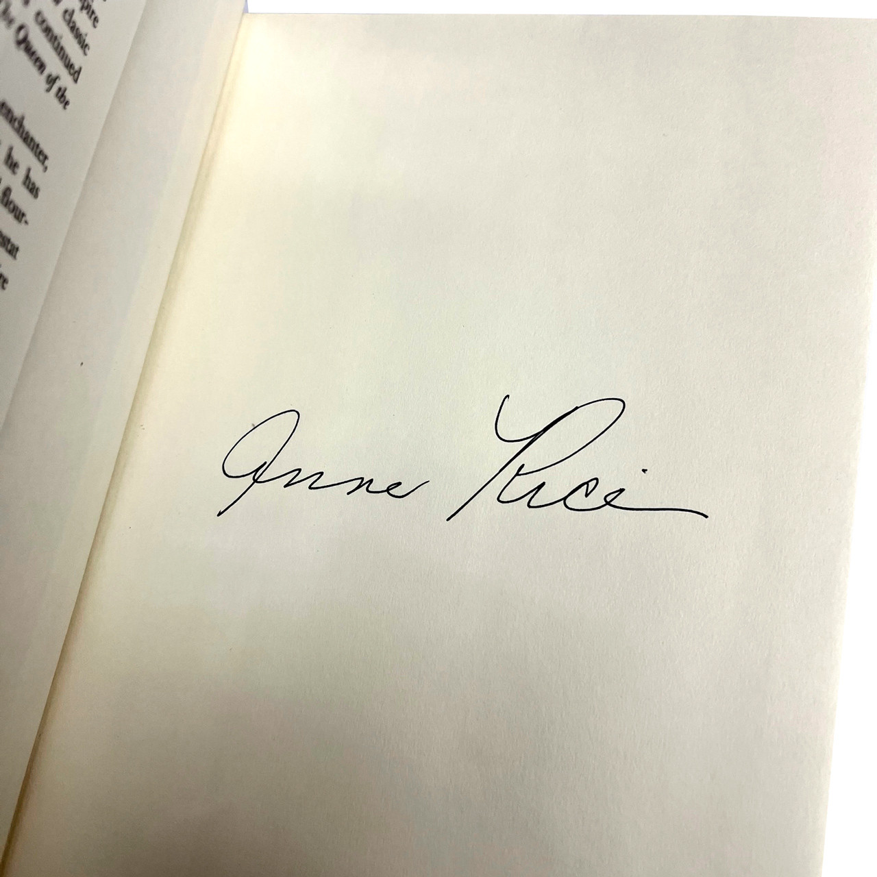 The Anne Rice Signed First Edition Library, 10-Volume Collector's Set w ...