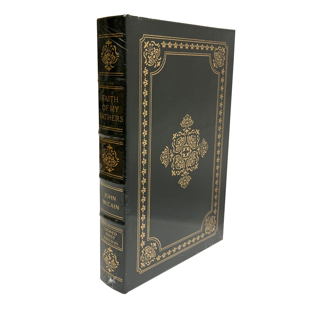 John McCain "Faith Of My Fathers" Signed First Edition, Leather Bound ...