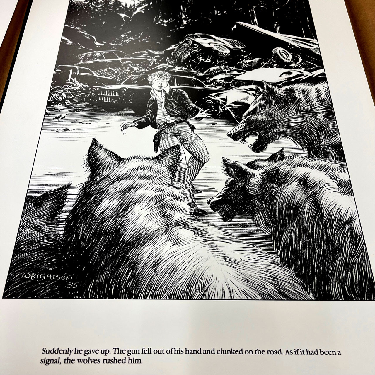 Stephen King "The Stand" Artwork Portfolio by Bernie Wrightson, Signed ...