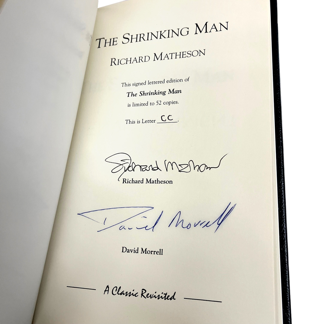 Richard Matheson "The Shrinking Man" Signed Lettered Edition of 52 ...