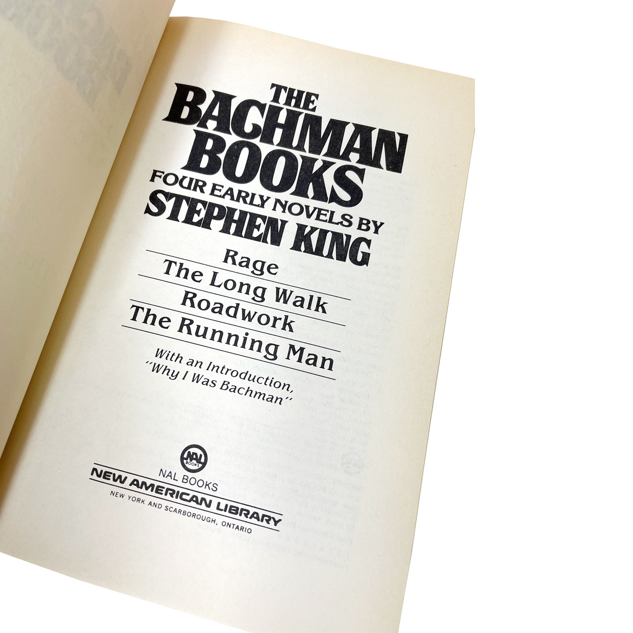 Stephen King "The Bachman Books" Slipcased First Edition, First ...