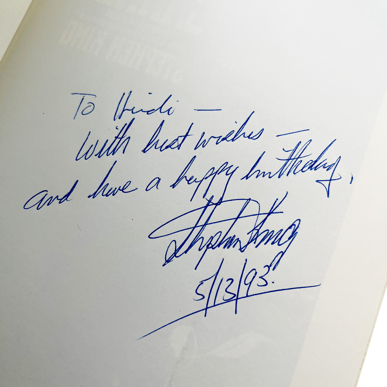 Stephen King "Carrie" Collector's Edition, Slipcased Signed & Inscribed ...