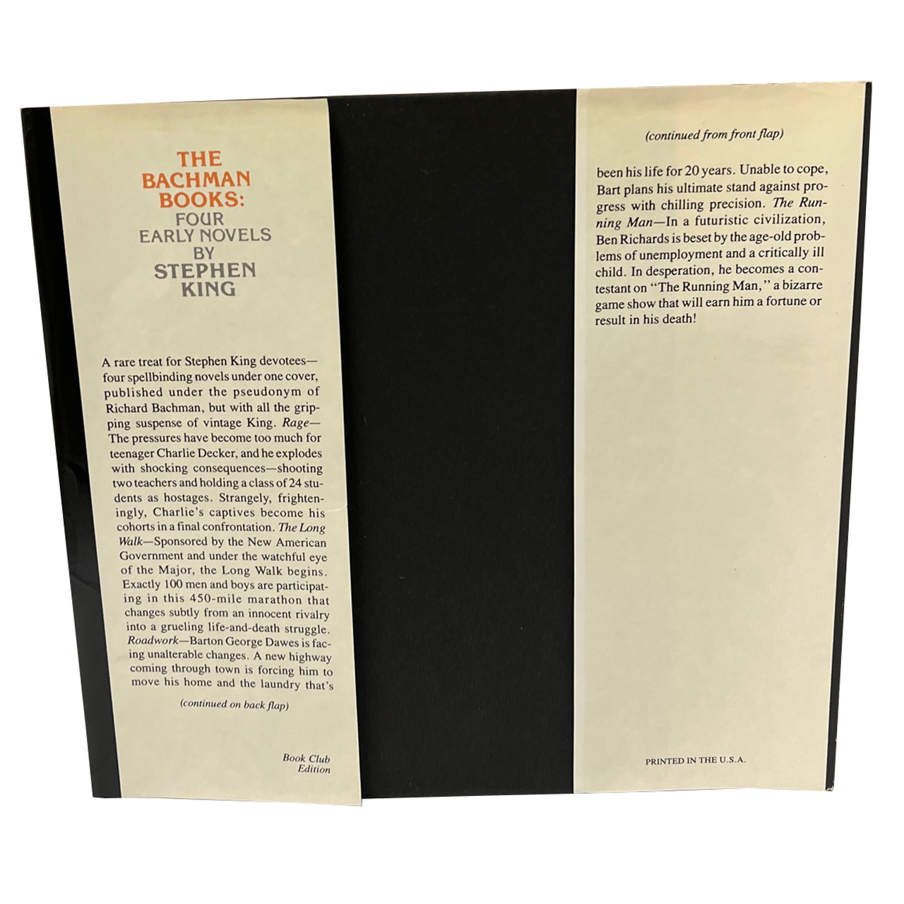 Stephen King (writing as Richard Bachman) "The Bachman Books" Signed ...