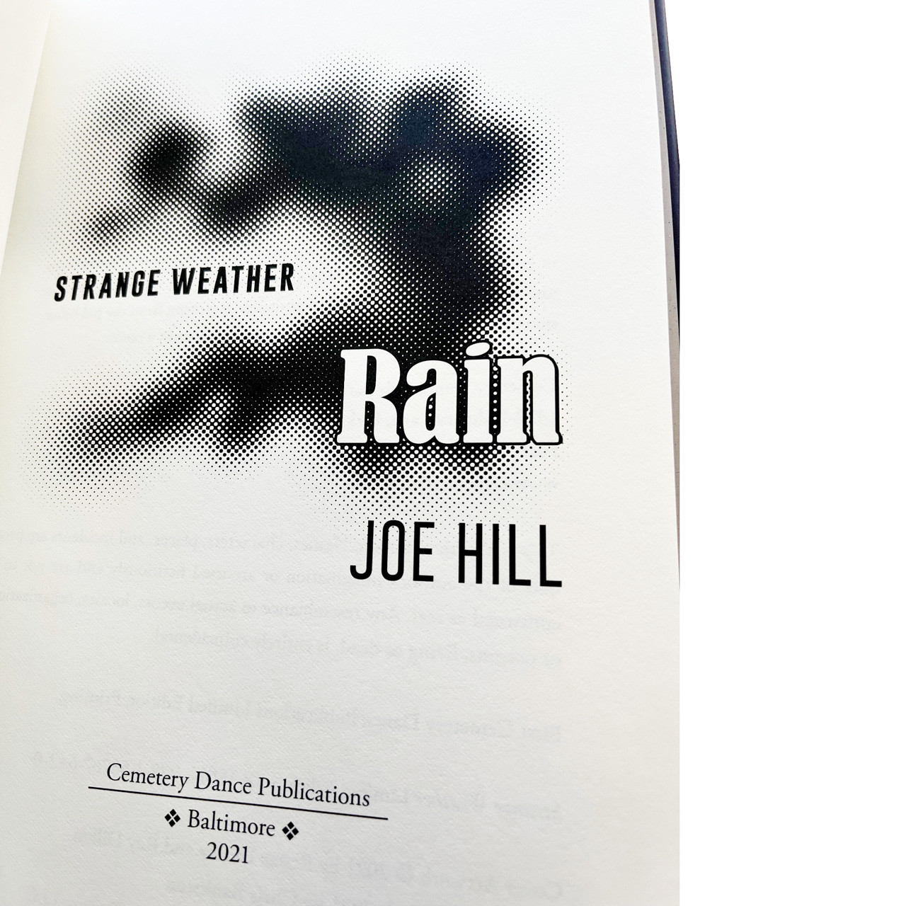 Joe Hill "Strange Weather" Slipcased Signed Limited Edition 4-Vol. Set ...