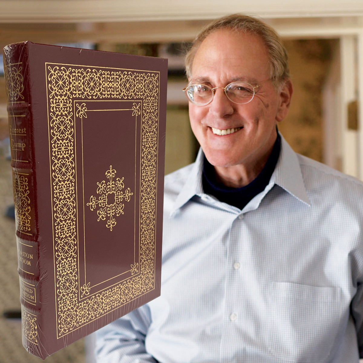 Signed "Forrest Gump" Winston Groom, Easton Press Leather bound ...