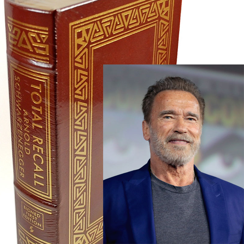 Signed by Arnold Schwarzenegger "Total Recall" Easton Press First ...