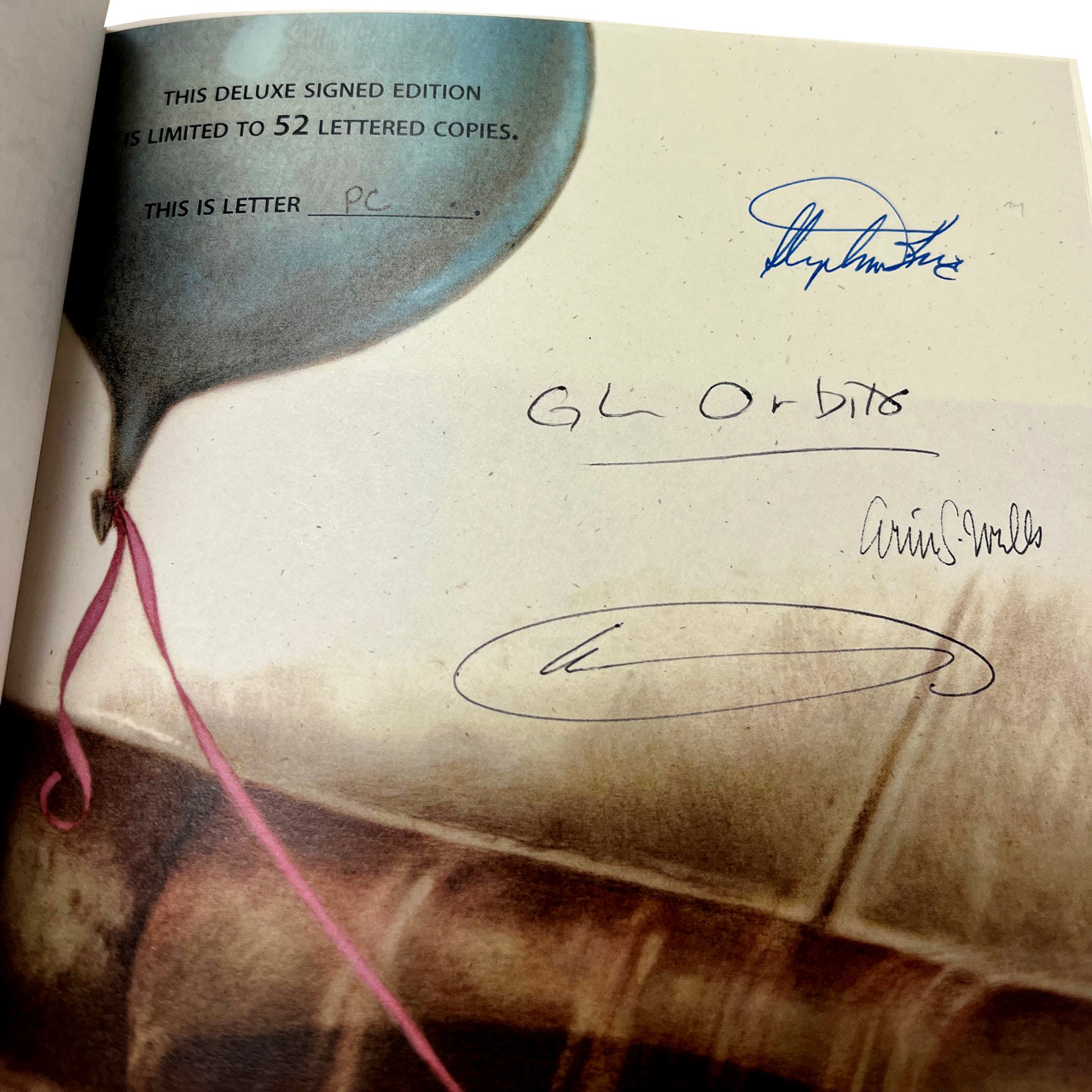 Stephen King "IT" Signed Lettered Edition "PC", 25th Anniversary ...