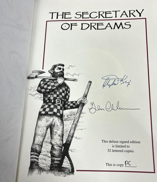 Stephen King "The Secretary of Dreams" Signed Lettered Deluxe Edition ...