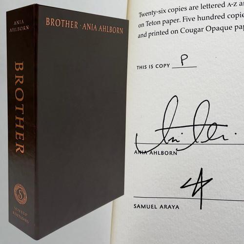 Ania Ahlborn "Brother" Signed Lettered Edition "P" of only 26, Leather ...