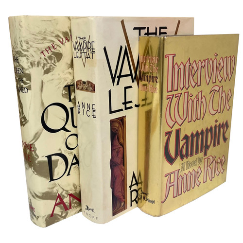 Anne Rice, The Vampire Chronicles Trilogy "Interview With The Vampire ...