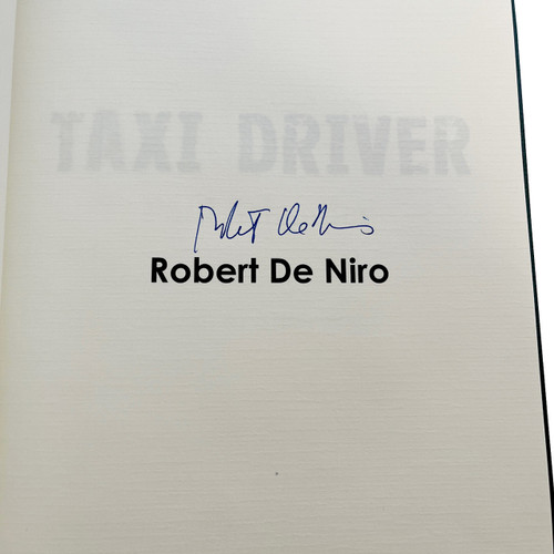 Paul Schrader "Taxi Driver: The Screenplay" Traycased Signed Lettered ...