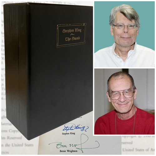 Stephen King "The Stand" Signed Limited First Edition, Deluxe Leather ...