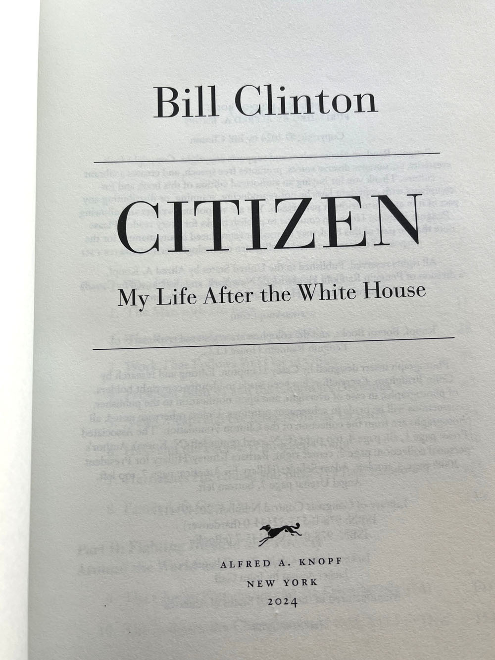 Bill Clinton "Citizen" Signed First Edition (Limited Slipcased Edition ...