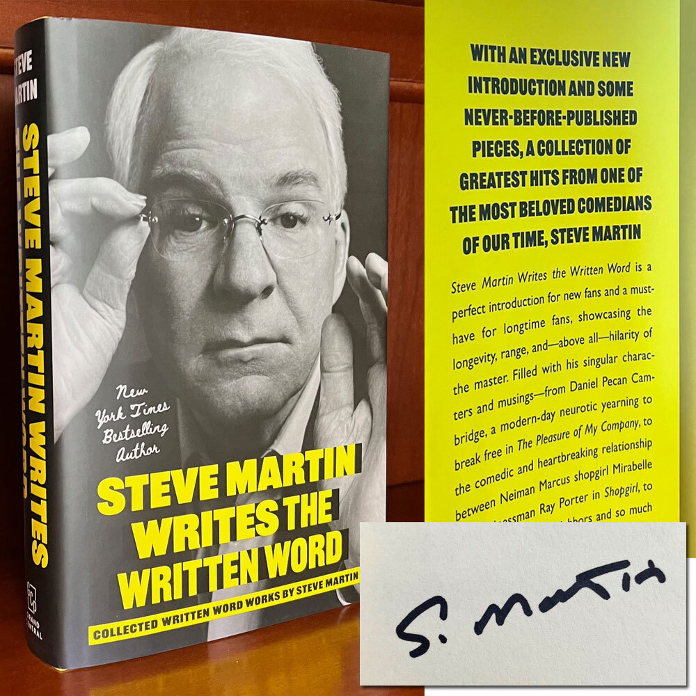 "Steve Martin Writes the Written Word" Slipcased Limited Edition ...