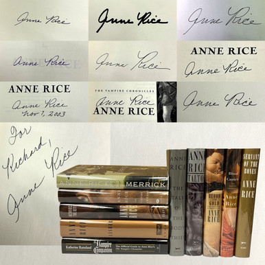 The Anne Rice Signed First Edition Library, 10-Volume Collector's Set w ...