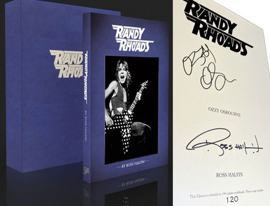 Ross Halfin "Randy Rhoads" Super Deluxe Edition, Signed Limited Leather ...