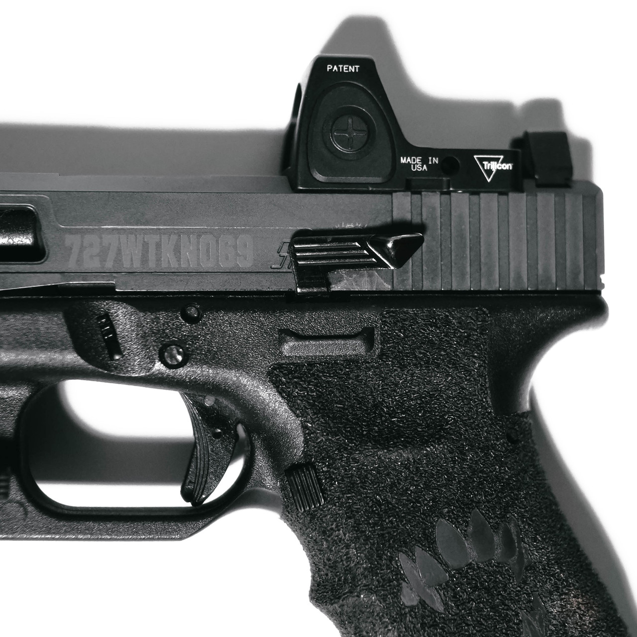 Raised and Extended Slide Release for Glock Gen 3 & 4